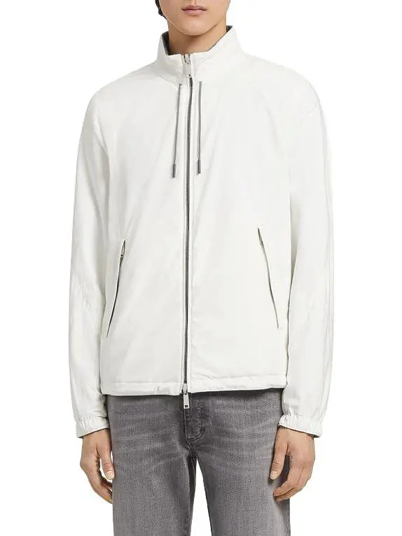 Zegna Zephyr Reversible Blouson Jacket - White