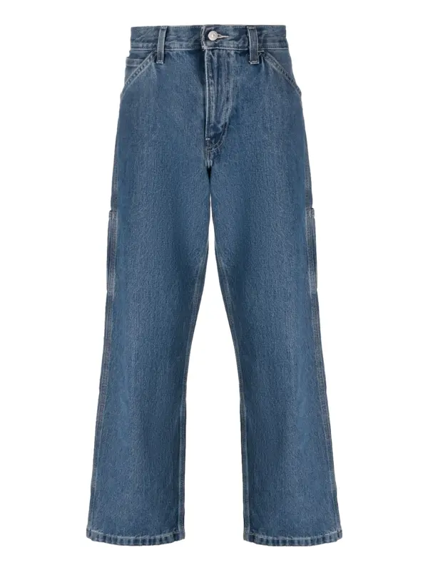 LEVI'S Patch-detail Trousers - Blue