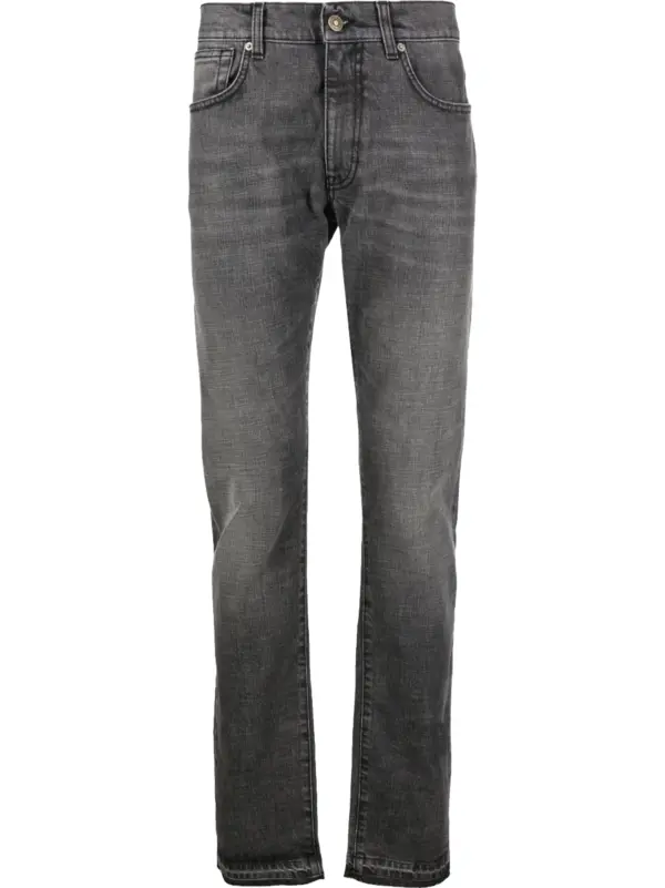 424 Logo-patch Slim-fit Jeans - Black