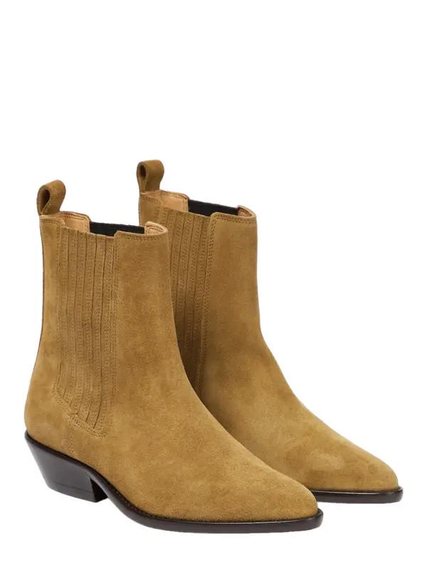 Isabel Marant Delena Ankle Boots - Beige