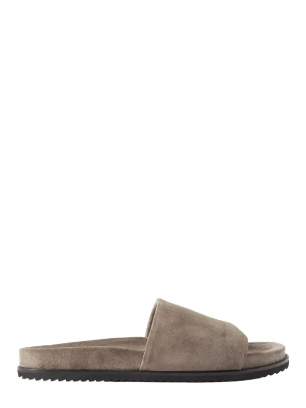 Mr P. David Regenerated Suede Evolo® Sandals - Brown