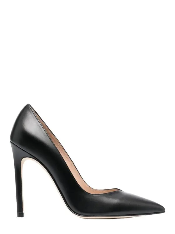 STUART WEITZMAN Anny 110 Leather Pumps - Black