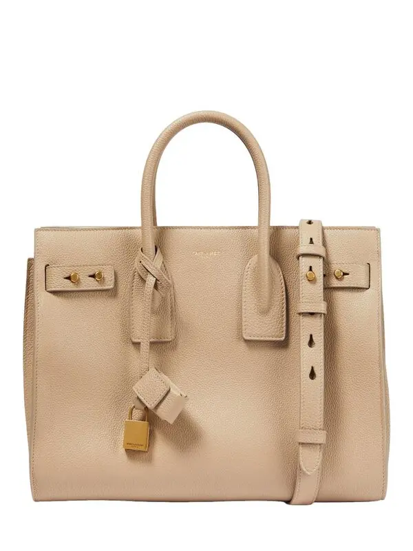 Saint Laurent Sac De Jour Small Tote Bag - Beige