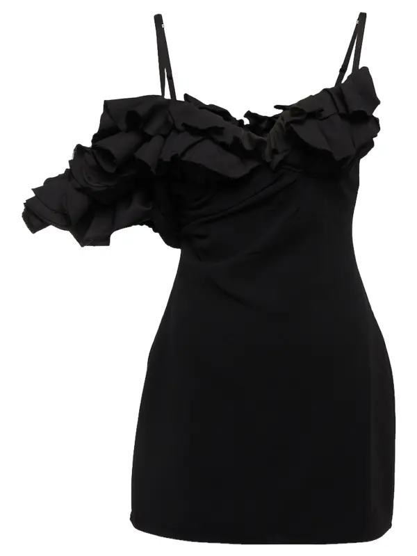 Jacquemus La Robe Duna Minidress - Black