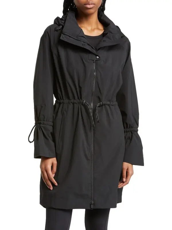 LOLE Piper Waterproof Oversized Rain Jacket - Black Beauty