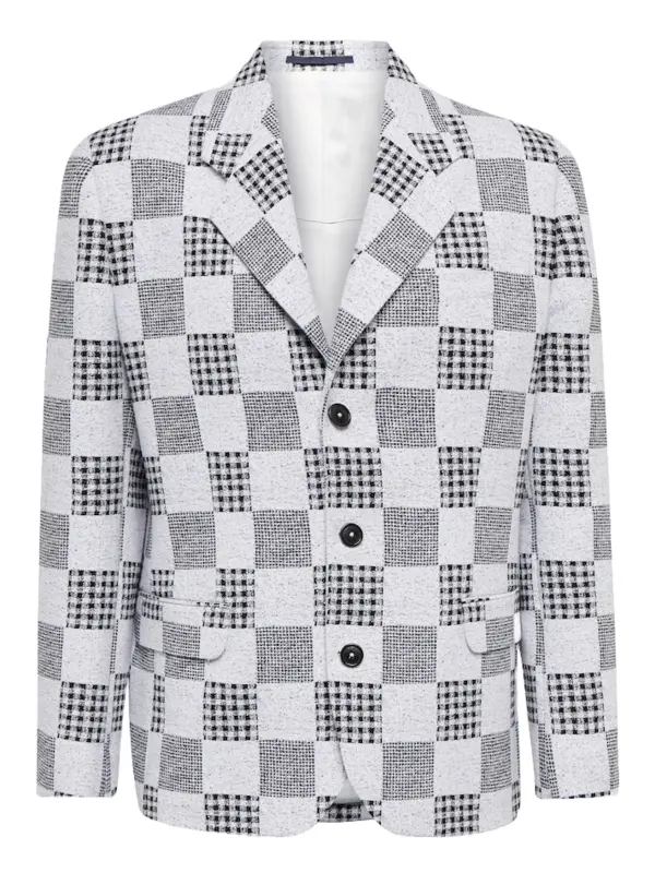 Kenzo Patchwork Blazer - Blue