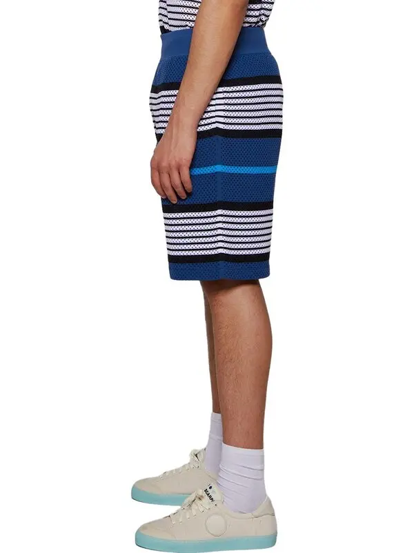 Burberry Knit Shorts - Rich Navy