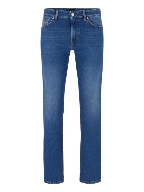 Hugo Boss Straight Leg Jeans - Blue