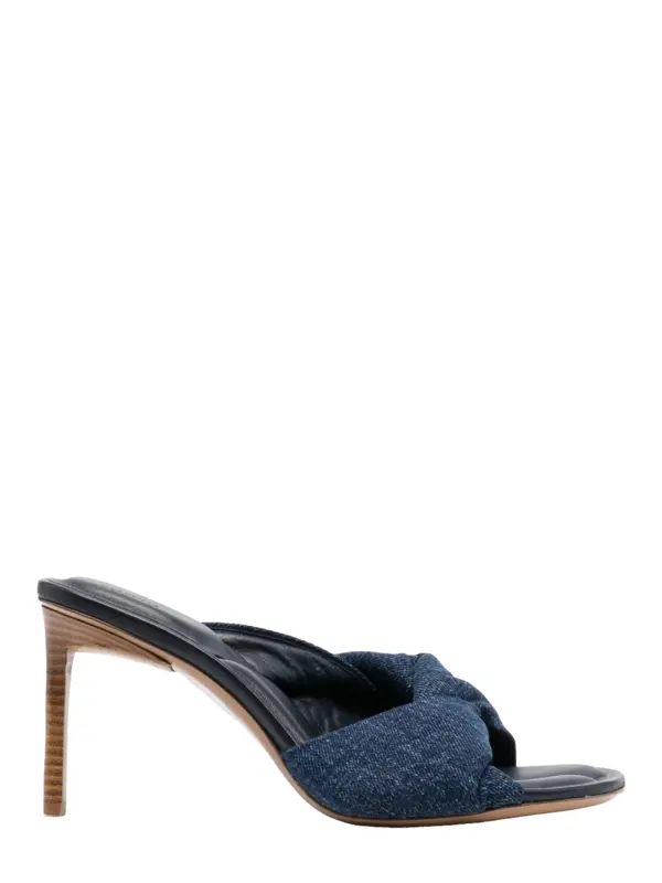 Jacquemus Les Mules Bagnu 95mm Sandals - Blue