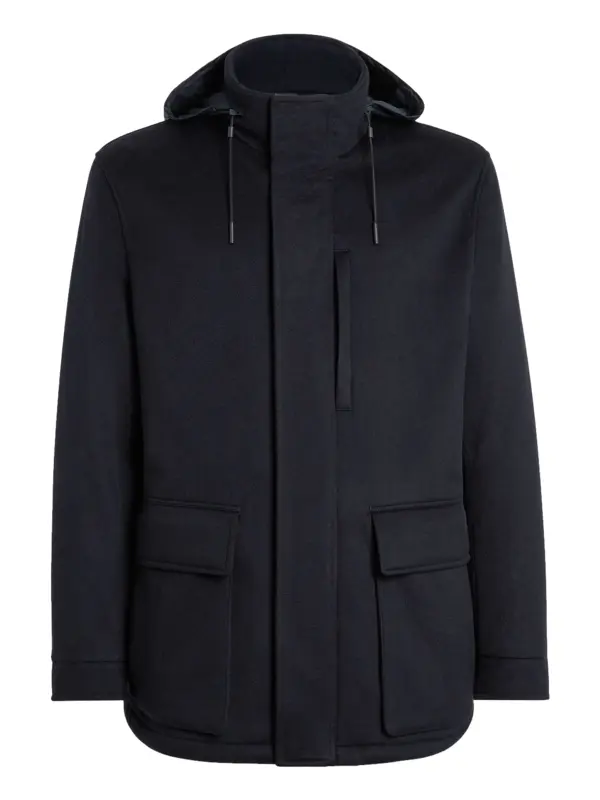 Zegna Elements Vetta Oasi Over Jacket - Blue