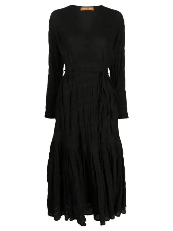REJINA PYO Irena Wrap Dress - Black