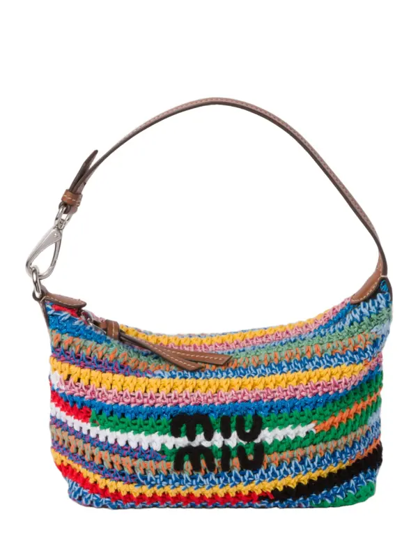 Miu Miu Crochet Pouch - Multicolored