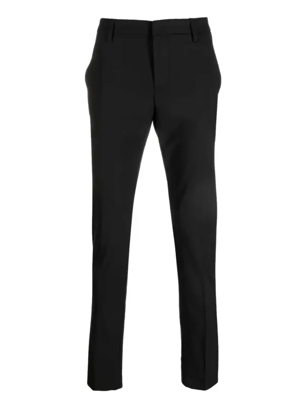DONDUP Virgin-wool Tailored Trousers - Black