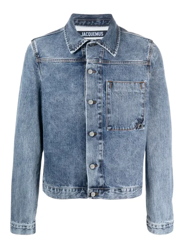 Jacquemus La Veste De Nimes Jao Denim Jacket - Blue