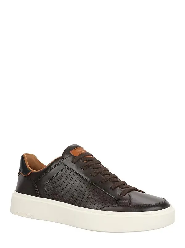 Allen Edmonds Oliver Stretch Lace Up Sneakers - Espresso