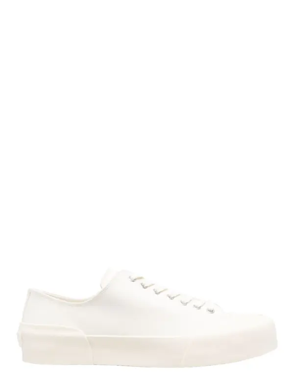 JIL SANDER Lace-up Low-top Sneakers - White