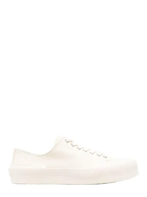 JIL SANDER Lace-up Low-top Sneakers - White