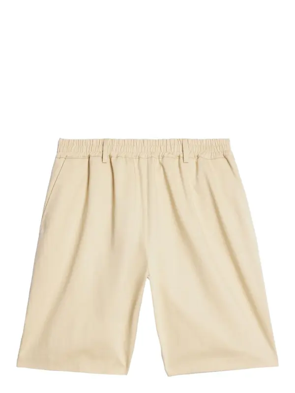 Ami Cotton Chino Shorts - Neutrals