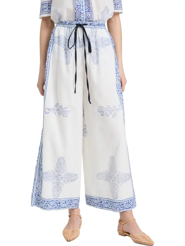 Alix Of Bohemia Natalie Crisscross Pants - Lapis