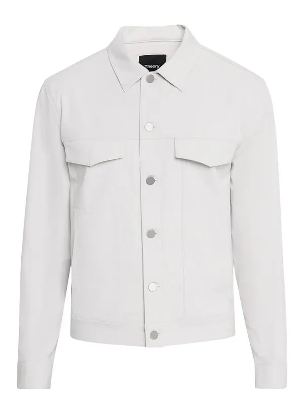 Theory River Trucker Jacket - Fog