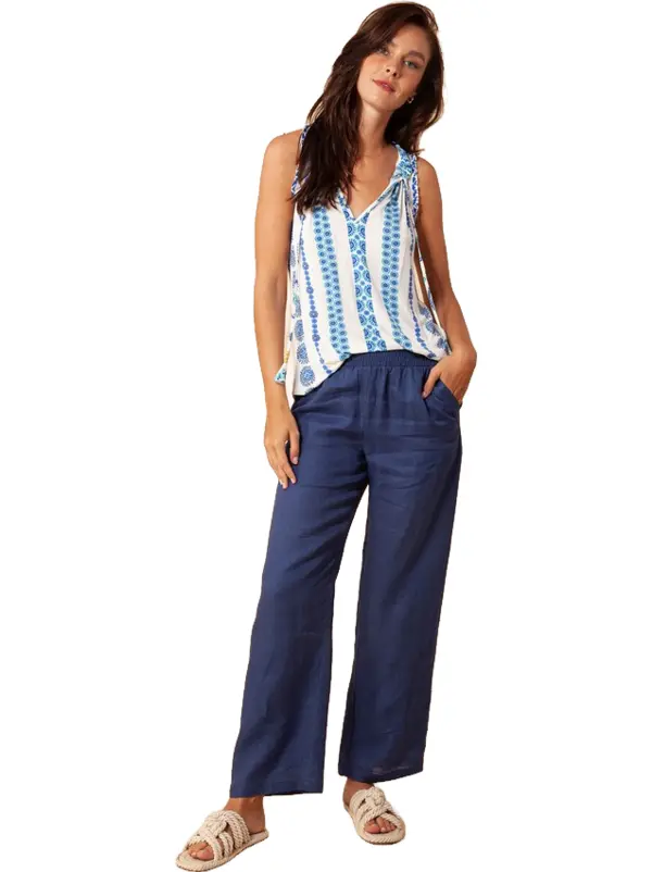 Hale Bob Brooke Jersey Top - Blue