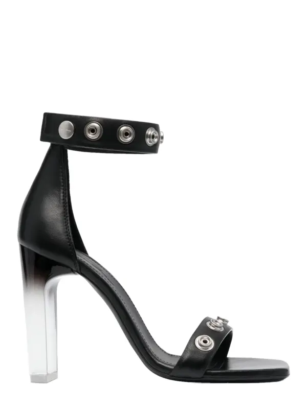Rick Owens 100mm Eyelet-detail Sandals - Black