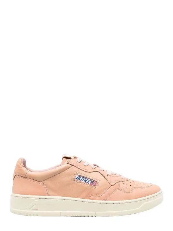AUTRY Logo-patch Sneakers - Pink