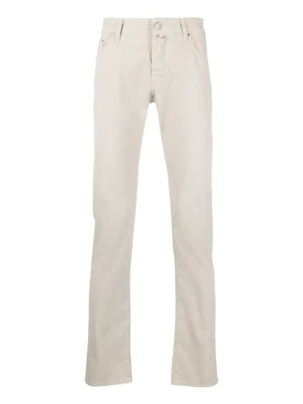 Jacob Cohen Straight-leg Trousers - Neutrals