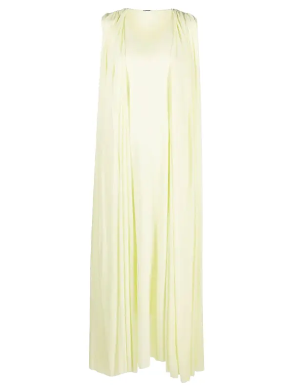 JIL SANDER Draped Maxi Dress - Green
