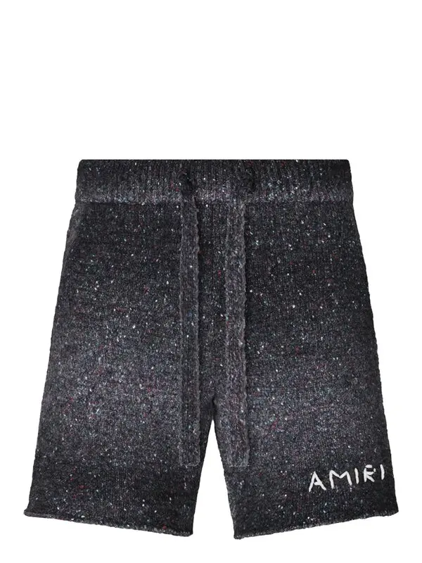 Amiri Space Dyed Bermuda Shorts - Black