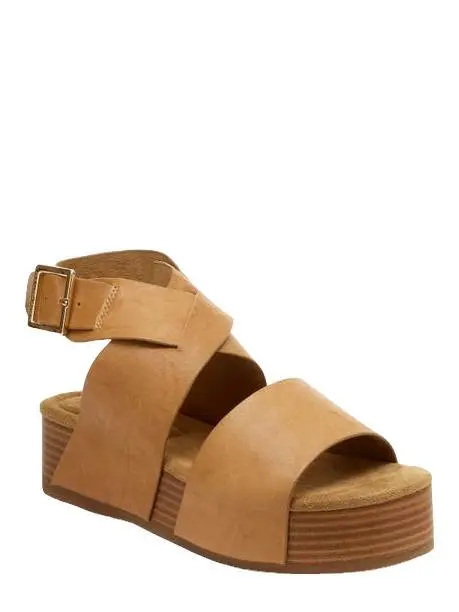 KELSI DAGGER BROOKLYN Dunes Platform Sandals - Tan