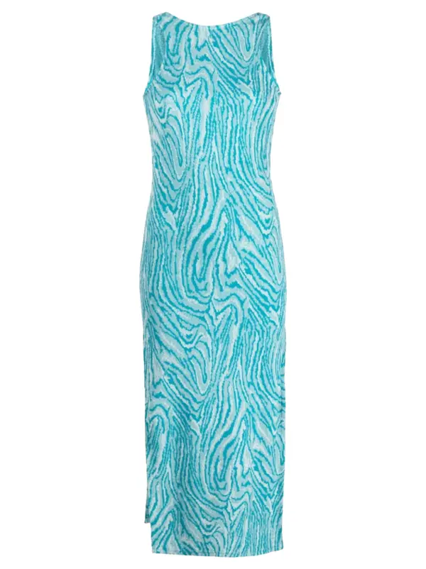 VITELLI Knitted Midi Dress - Blue