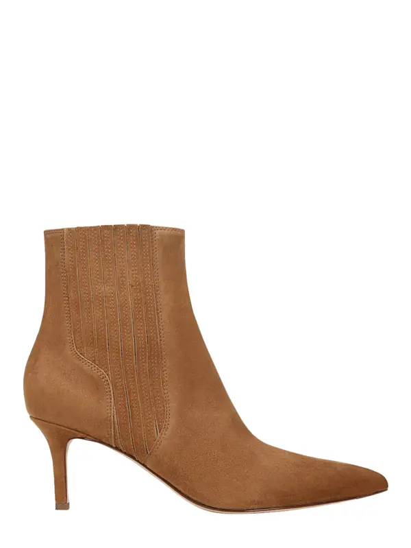 Veronica Beard Lisa Suede Stiletto Chelsea Booties - Hazelwood