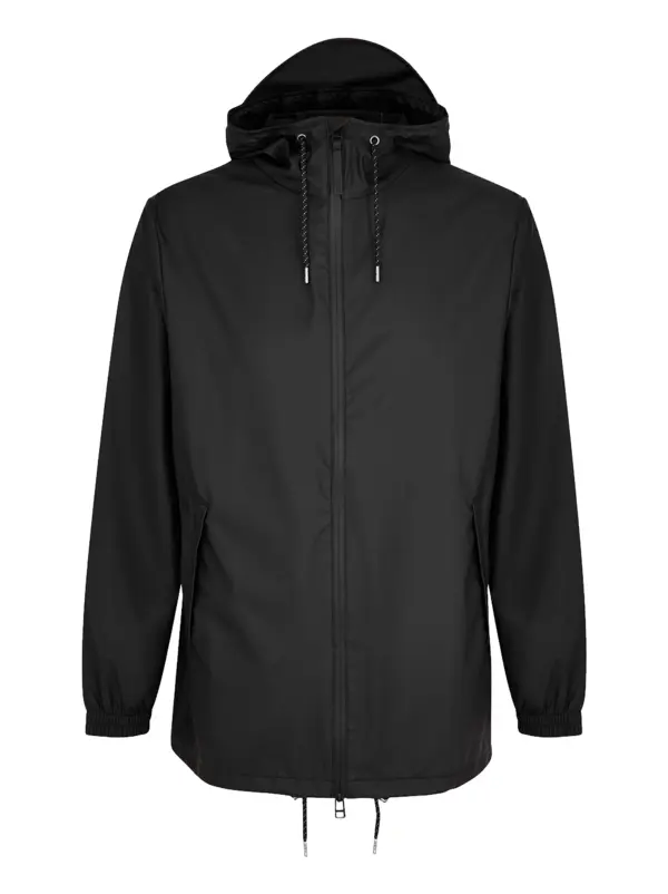Rains Storm Breaker Rubberised Raincoat - Black