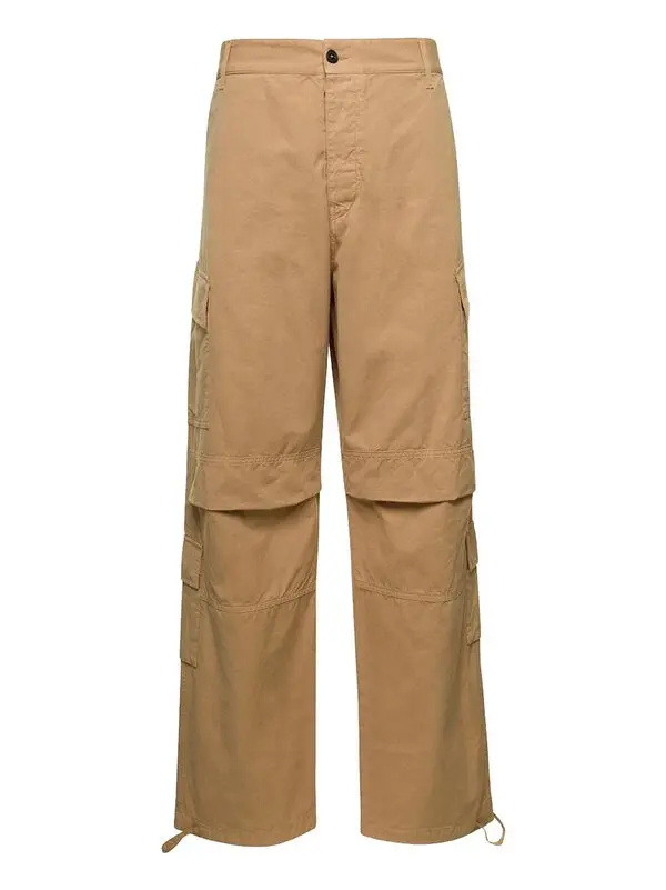 DARKPARK Cotton Cargo Pants - Beige