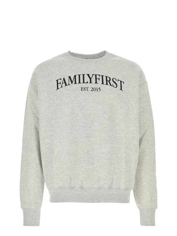 FAMILY FIRST Crewneck Sweatshirt - Grey