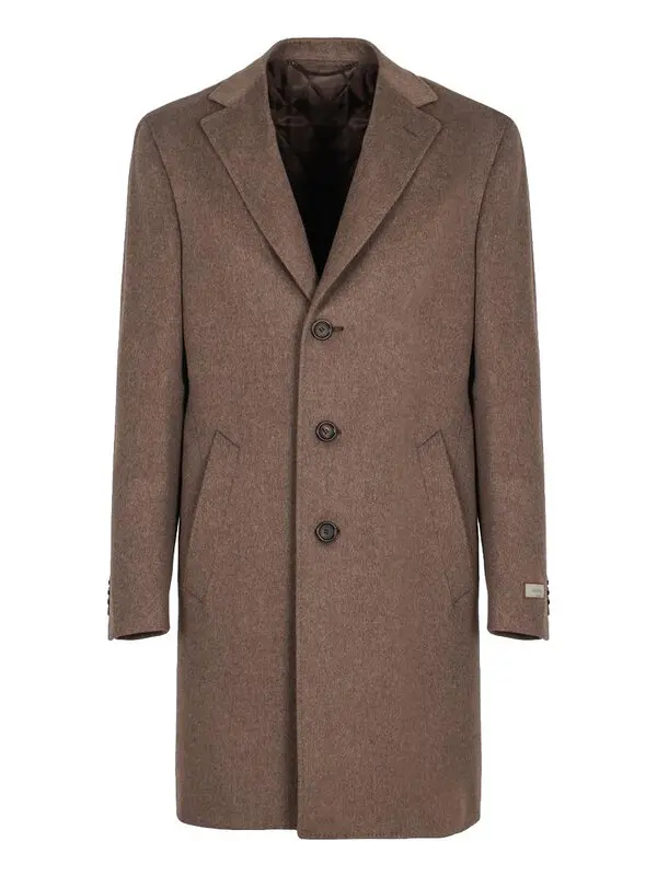 Canali Wool Coat - Brown