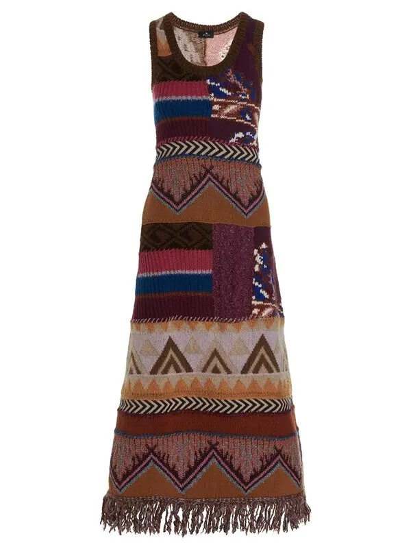 Etro Lee Long Knit Dress - Multicolor