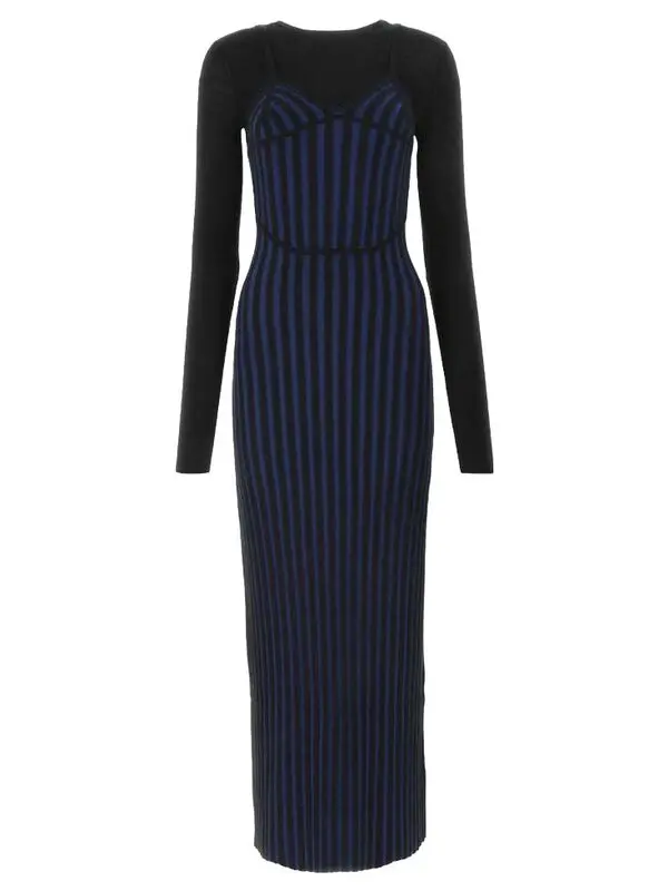 DION LEE Two-tone Long Dress - Multicoloured