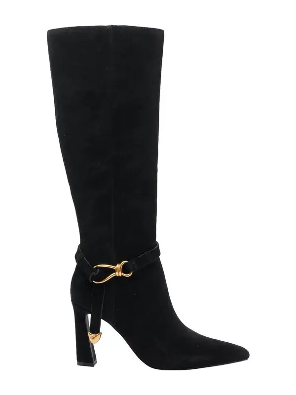 Steve Madden Sirrens Suede Boots - Black