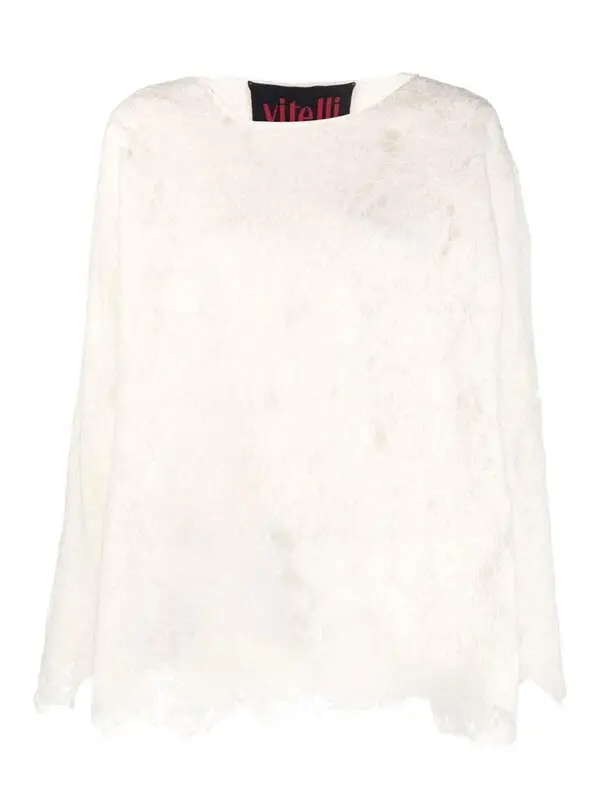 VITELLI Doomboh Sweater - White Mohair