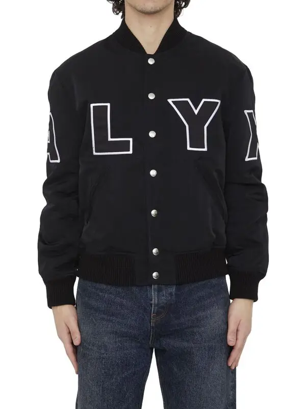 1017 Alyx 9sm Logo Varsity Jacket - Black