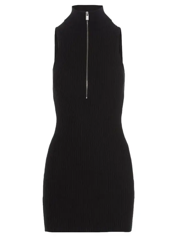 1017 Alyx 9sm Ribbed Knit Sleeveless Dress - Black