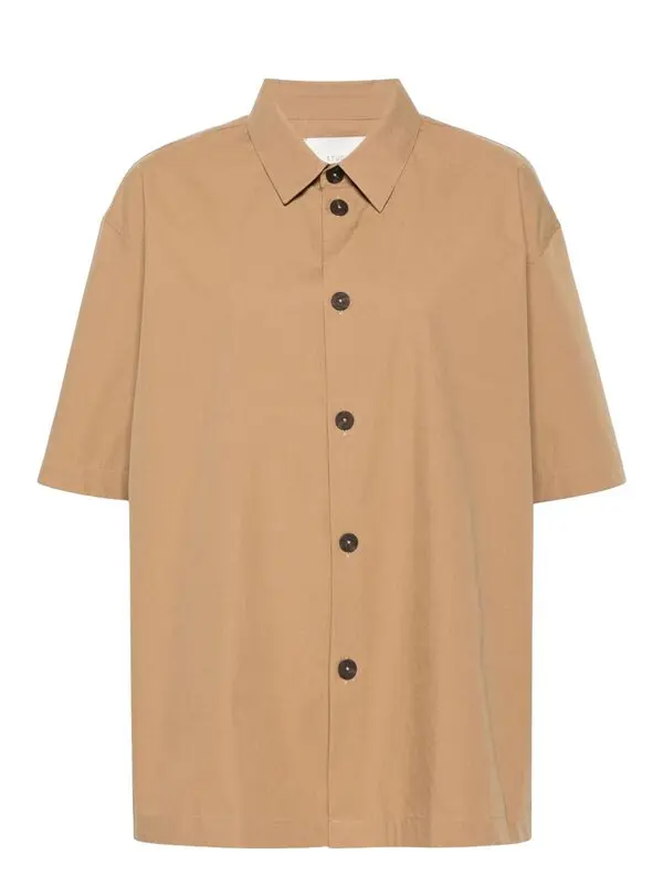 Studio Nicholson Cotton Poplin Shirt - Beige