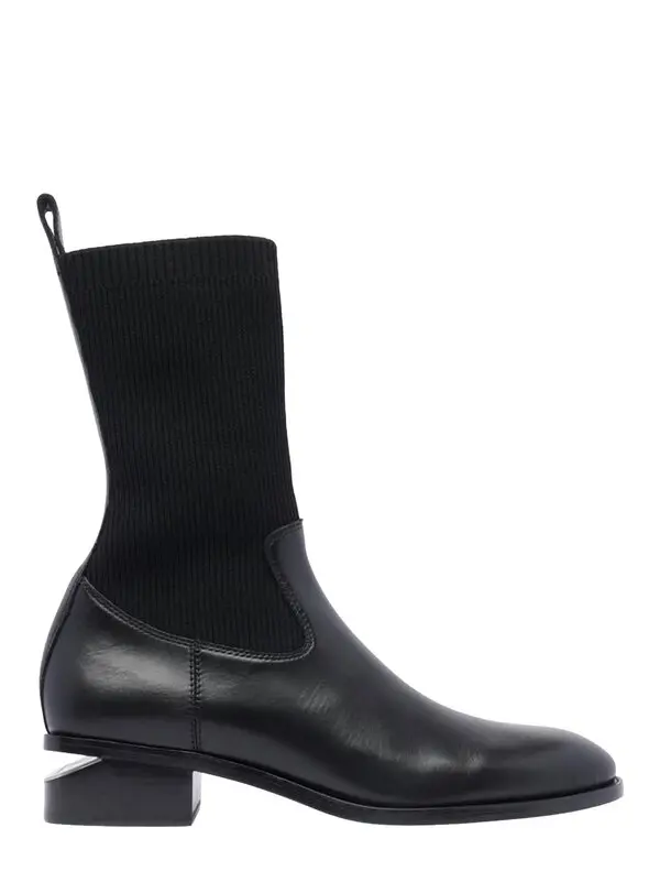 Alexander Wang Kane Sock Booties - Black