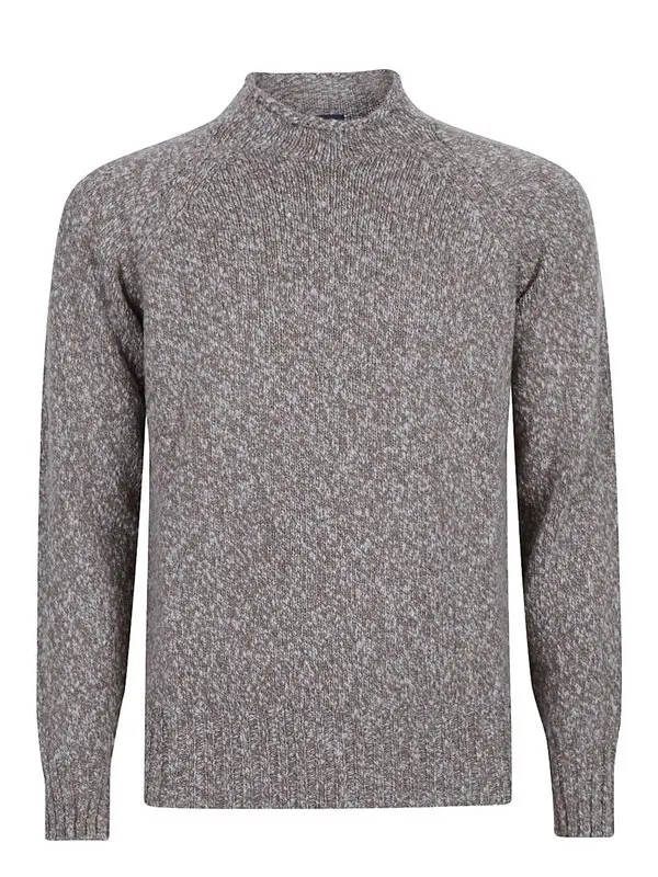 DRUMOHR Round Neck Sweater - Brown