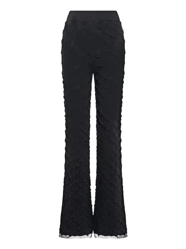 AMBUSH Monogram Palazzo Pants - Black