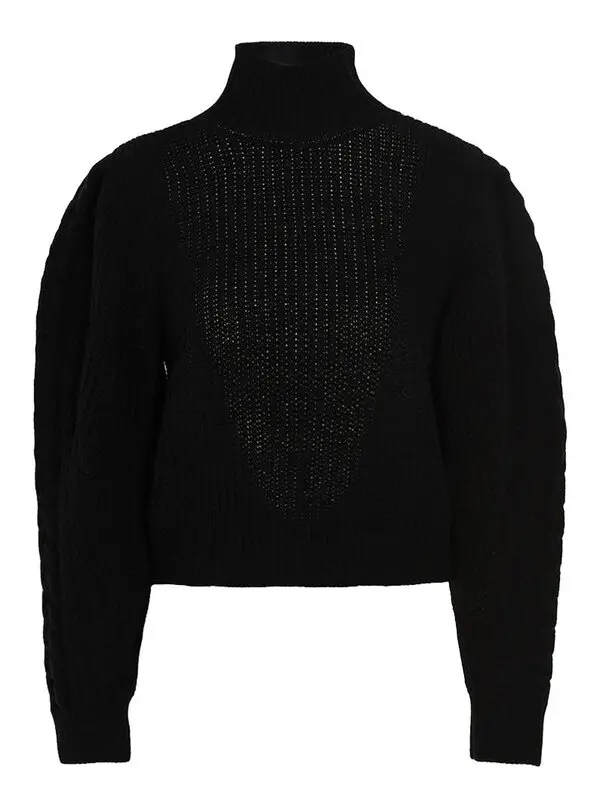 MIXIK Monique Wool Sweater - Black