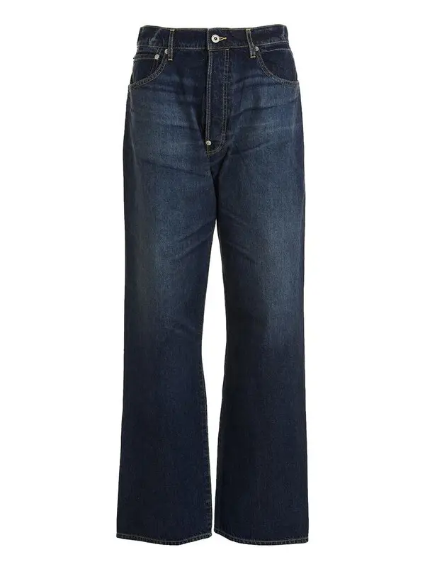 Kenzo Darkstone Suisen Relaxed Jeans - Blue