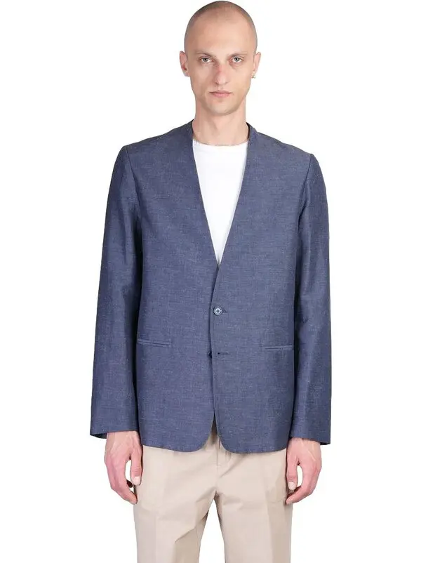 GRIFONI Tailored Blazer - Blue
